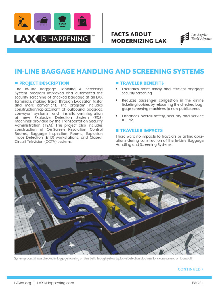 Inline Baggage Fact Sheet | PDF | Baggage | Transportation Security ...