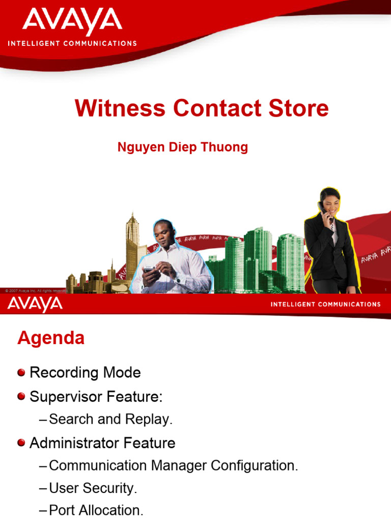 Witness Contact Store Training | PDF | Information And Communications ...