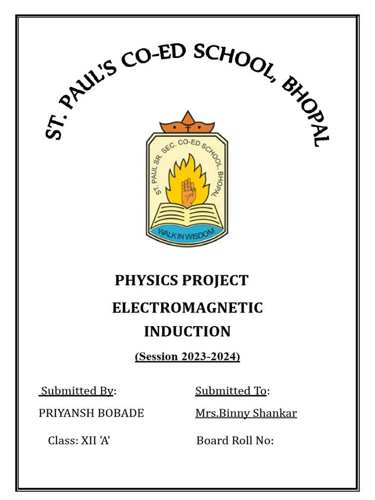 Physics Real Project Final Priyansh | PDF