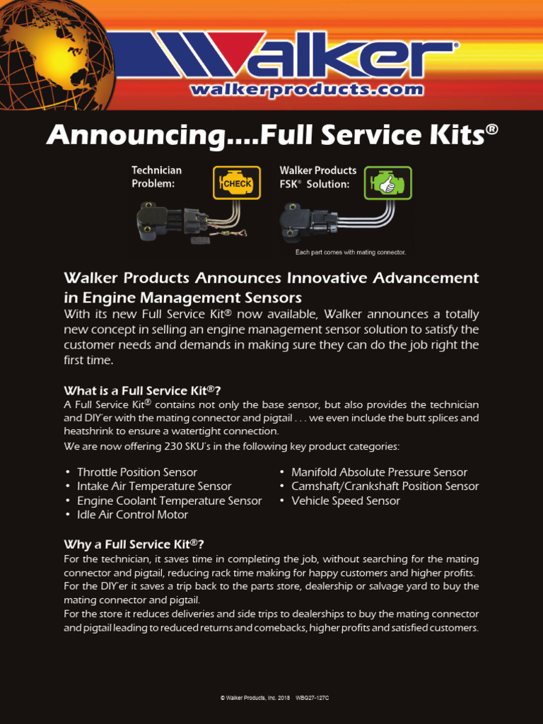 Engine Management Full Service Kit Buyers Guide WBG27-127C | PDF ...