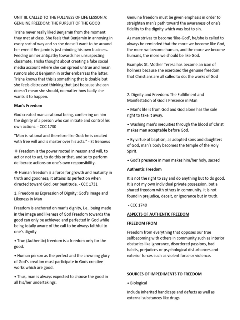 Unit Iii - Theo | Download Free PDF | Conscience | Natural Law