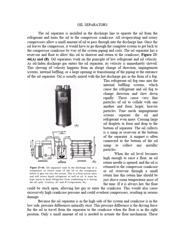 Oil Separators | PDF