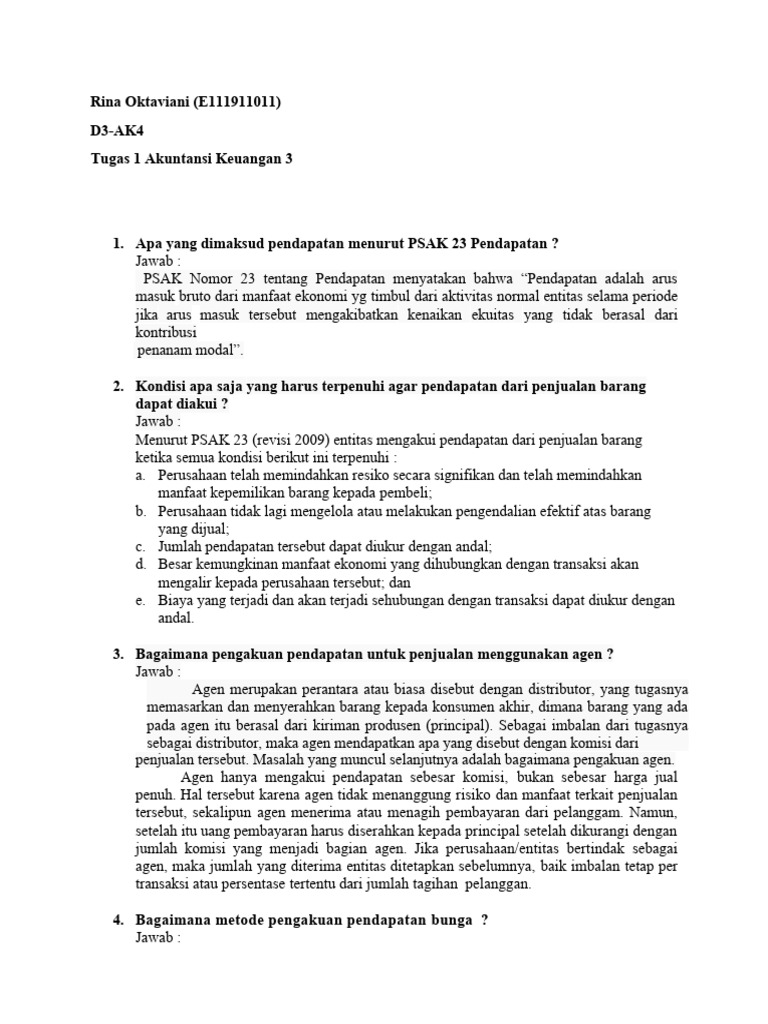 Rina Oktaviani - AK4 - Tugas 1 Ak - Keu 3-Dikonversi | PDF