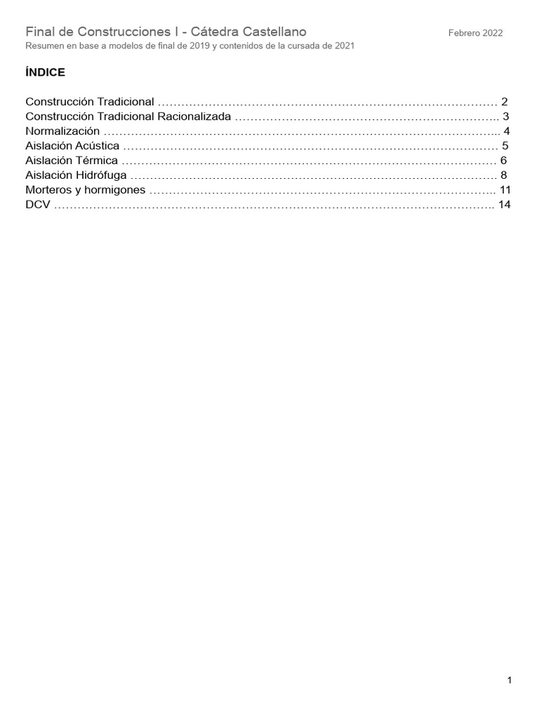 Resumen c1 Catedra | PDF | Calor | Sonido