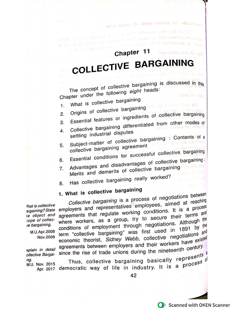 Collective Bargaining | PDF