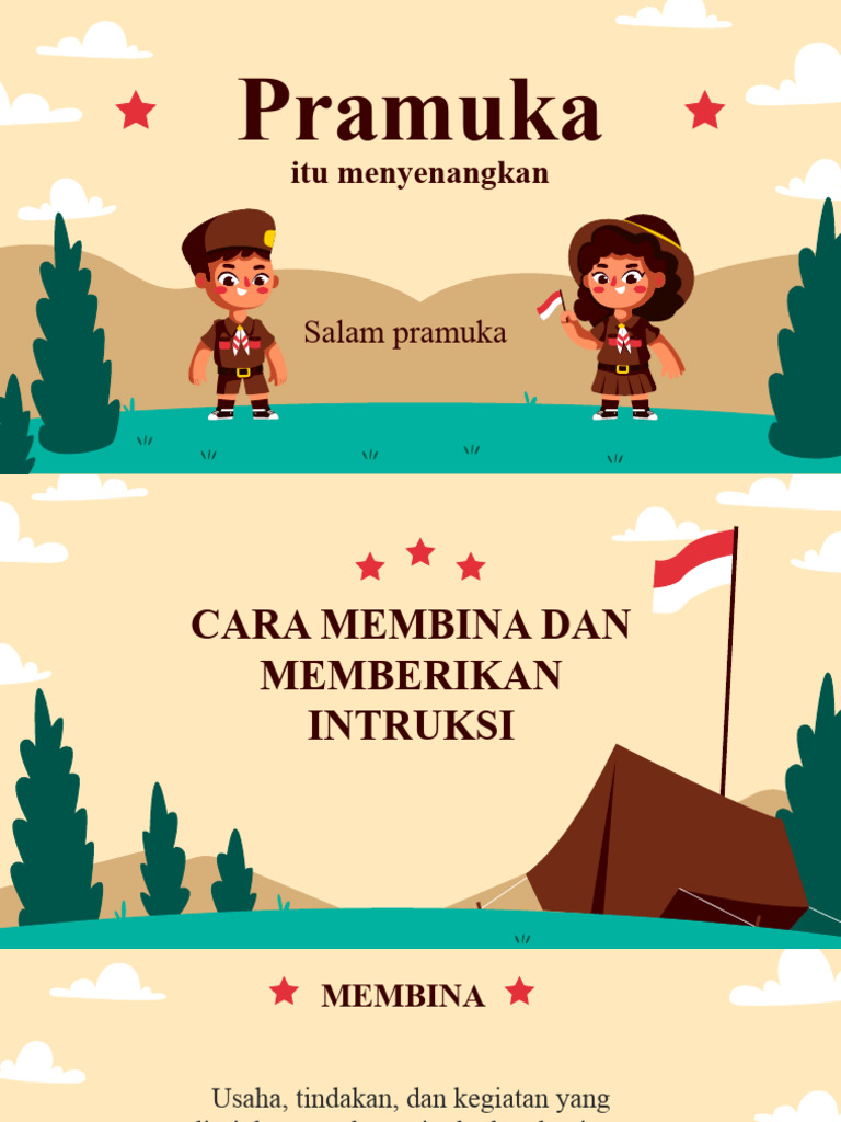 Materi Pramuka Cara Membina Dan Memberikan Instruksi | PDF