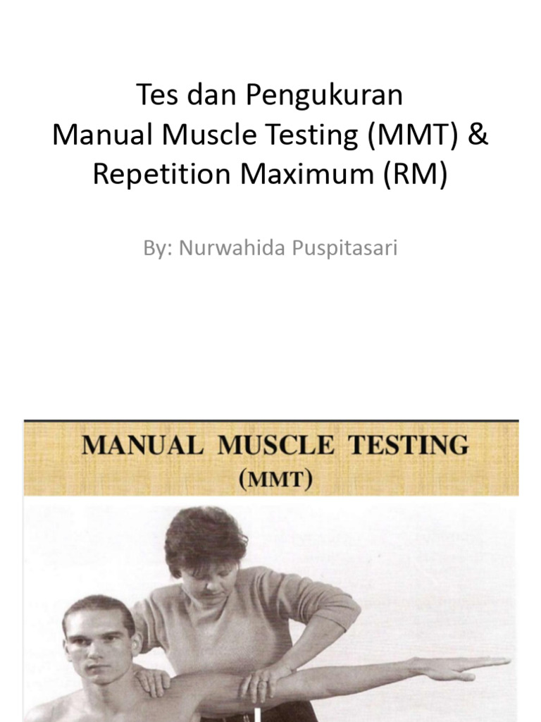 Tes Dan Pengukuran MMT Dan 1 RM | PDF