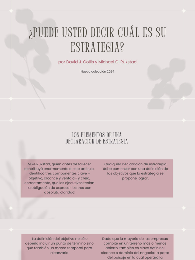 ¿Puede Usted Decir Cuál Es Su Estrategia - 20240228 - 064150 - 0000 ...