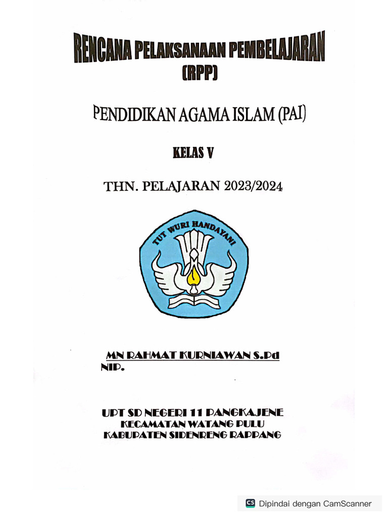 RPP 1 Pertemuan | PDF