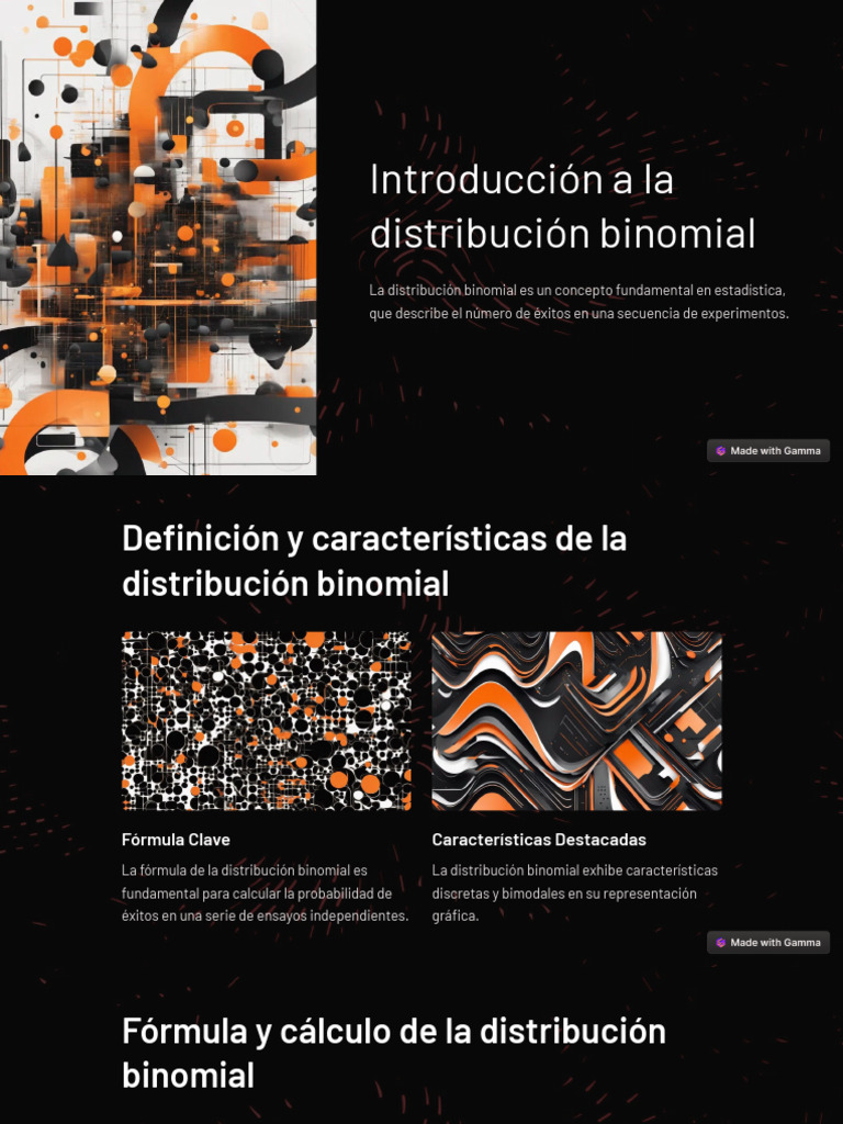 Introduccion A La Distribucion Binomial | PDF | Probabilidad | Teoría estadística