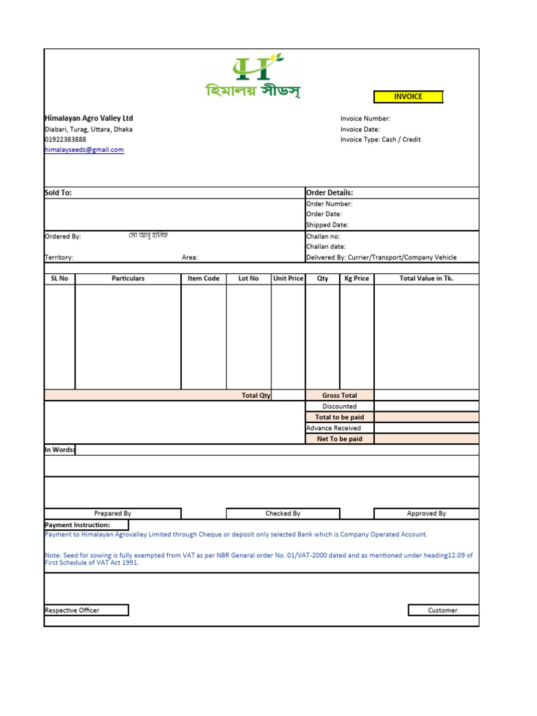 Invoice | PDF | Invoice | Value Added Tax