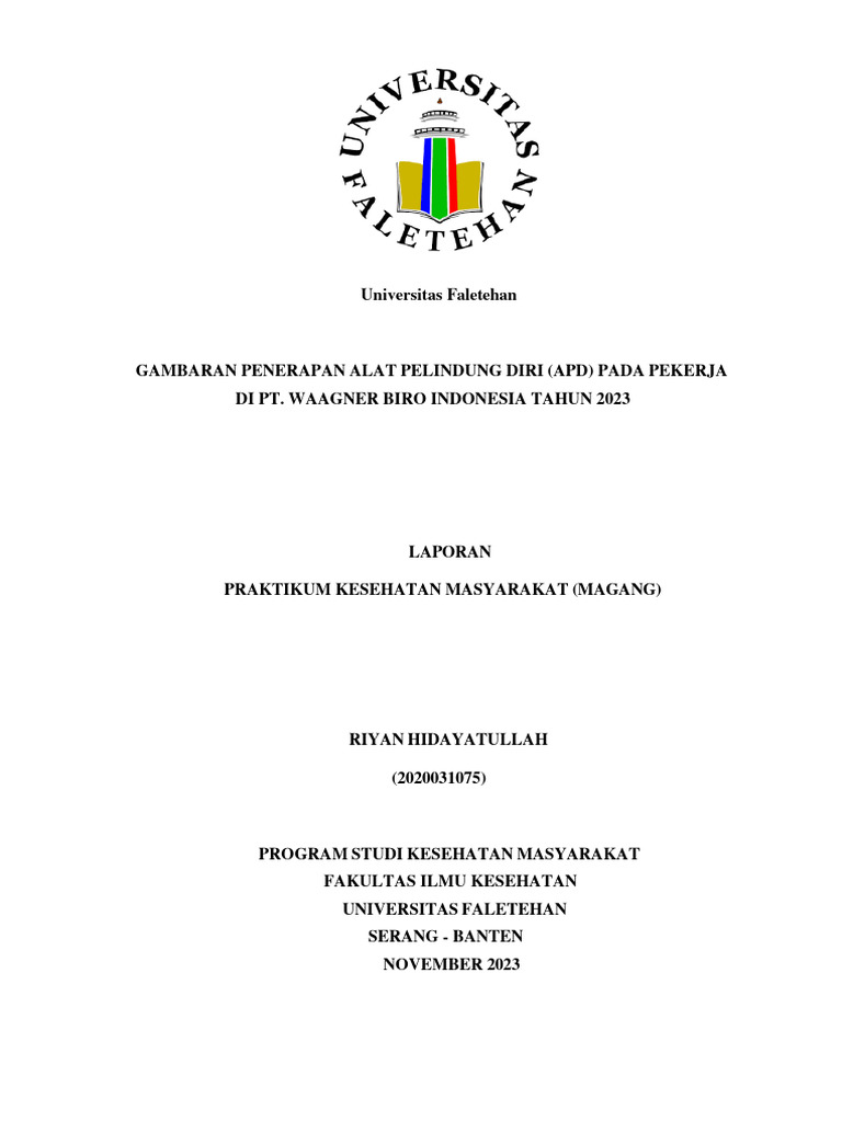 Laporan Magang Riyan Hidayatullah | PDF