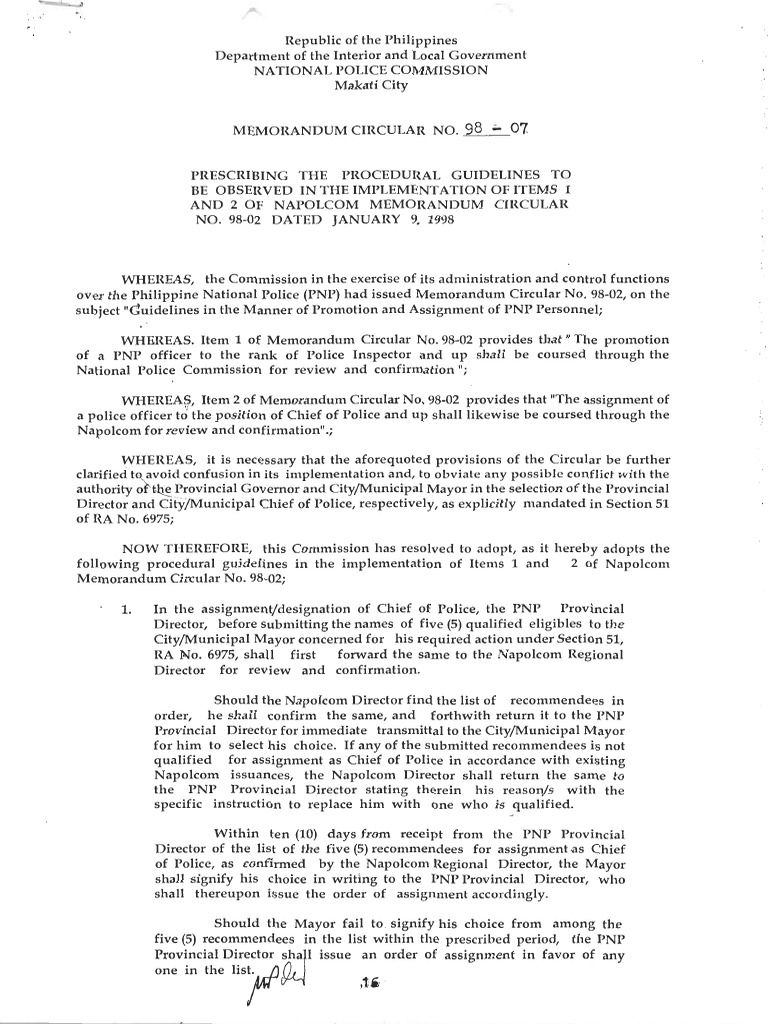 MC 98-007 | PDF