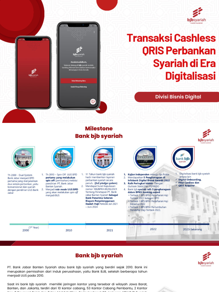 Transaksi Cashless QRIS Perbankan Syariah Di Era Digitalisasi | PDF | Pengelolaan Keuangan & Uang