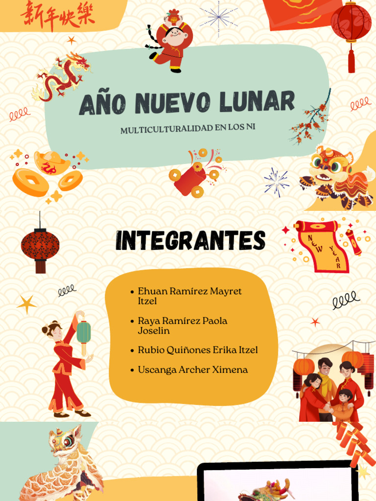 Celebración del Año Nuevo Lunar Chino | PDF | Tradiciones estacionales ...