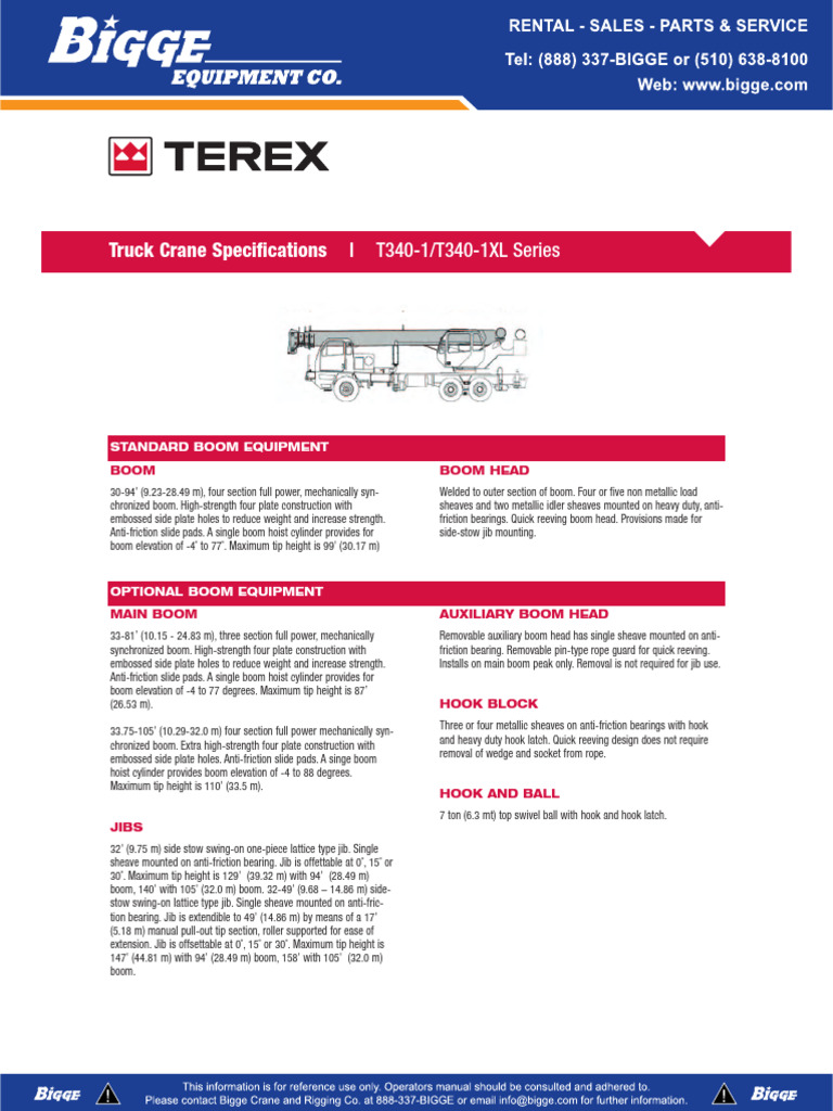 Terex T340-1SC | PDF