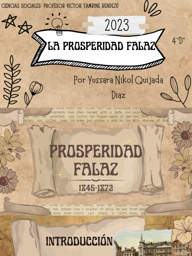 Prosperidad Falaz Presentación Quijada Díaz Yussara | PDF | Economias