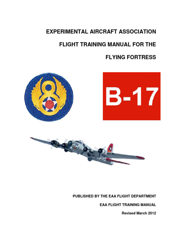 B 17 Flight Training Manual | Download Free PDF | Boeing B 17 Flying Fortress | Aerospace