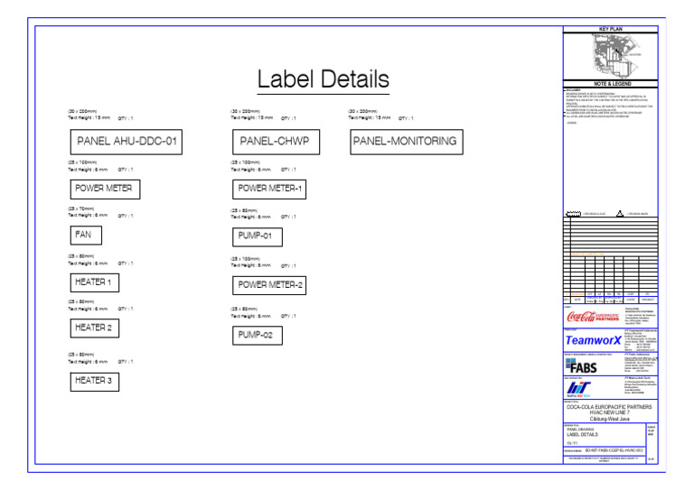 Dimensi Panel Cad 2010 Mit Rev 04 SD Mit Fabs Ccep El Hvac 003 | PDF