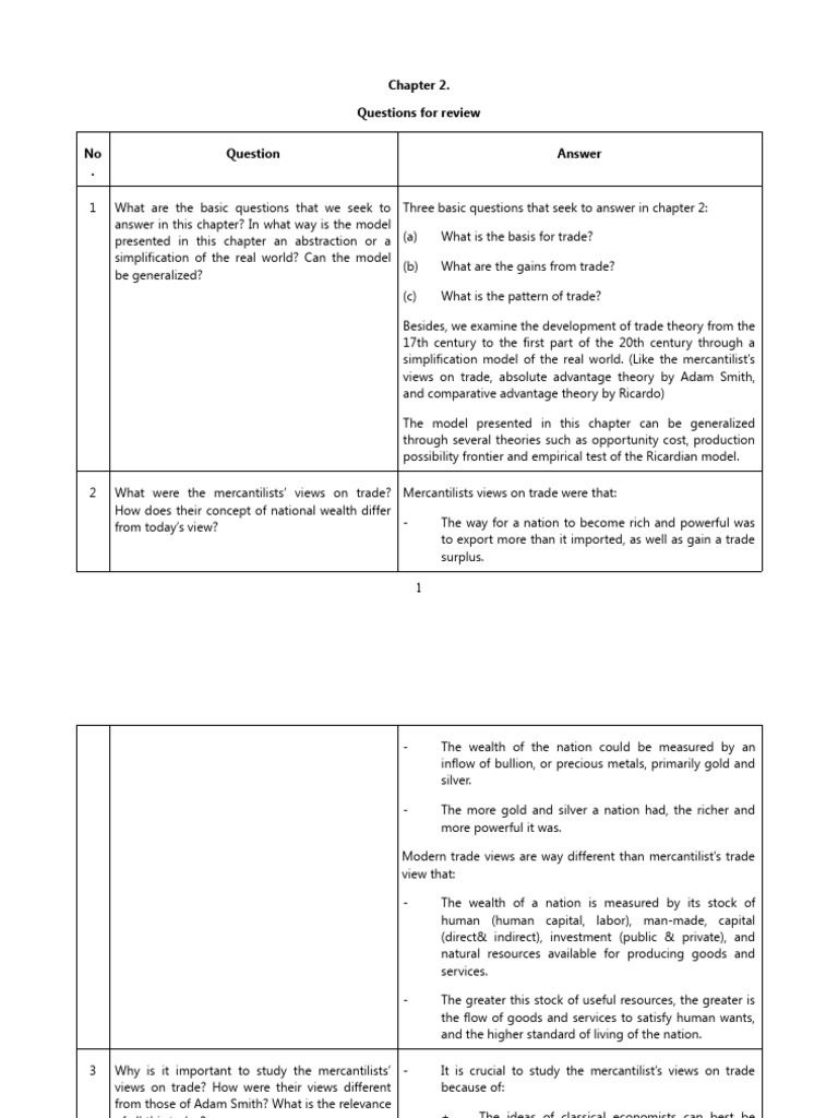 Trade Theories: Mercantilism to Smith | PDF | Comparative Advantage | Mercantilism