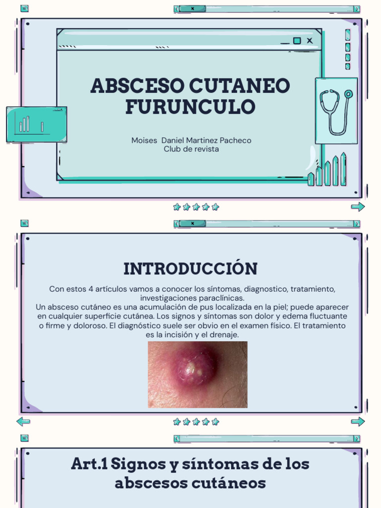 4 Articulos Del Abseceso Cutaneo | PDF | Enfermedades y trastornos ...