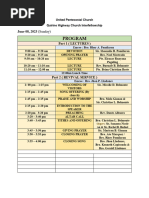 AFM Zimbabwe 2025 Events Calendar | PDF | Christian Theological ...