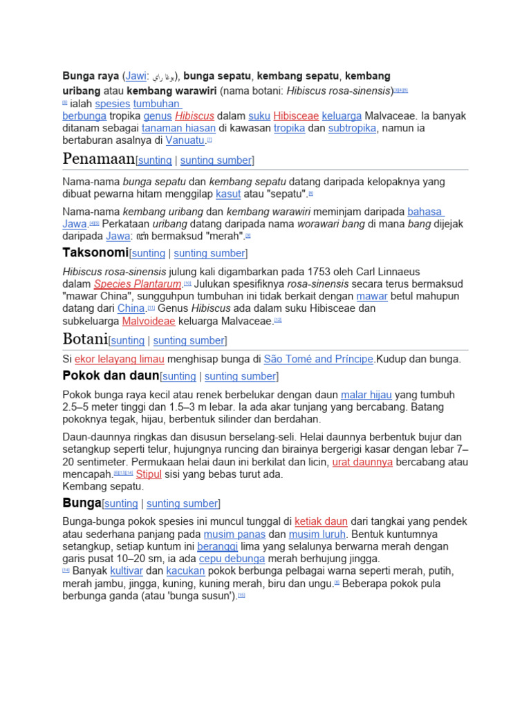 Bunga Raya: Ciri dan Kegunaan Spesies | PDF | Griya & Taman