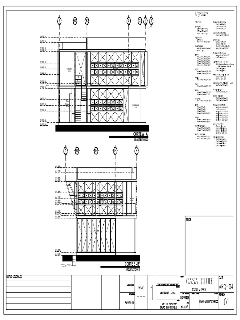 VIT Casa Club REV01-ARQ-04 | PDF