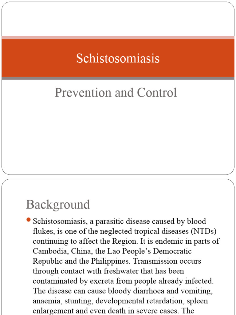 Schistosomiasis | PDF | Causes Of Death | Health Sciences