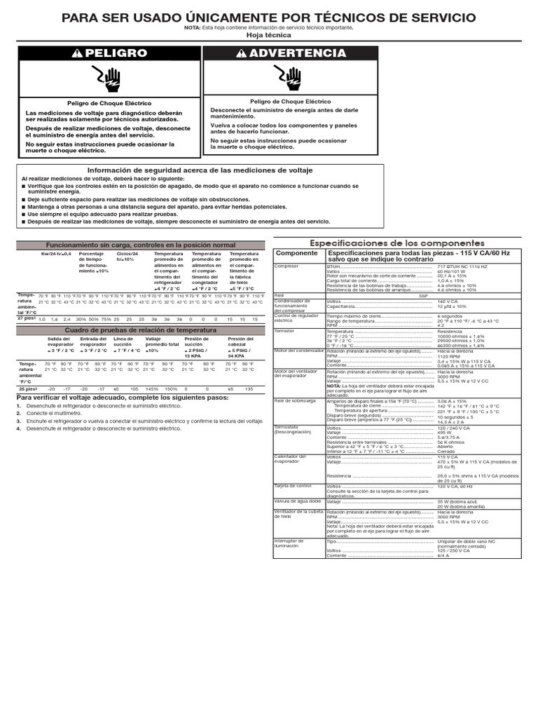 Tech Sheet w11283596 Reva SP | PDF
