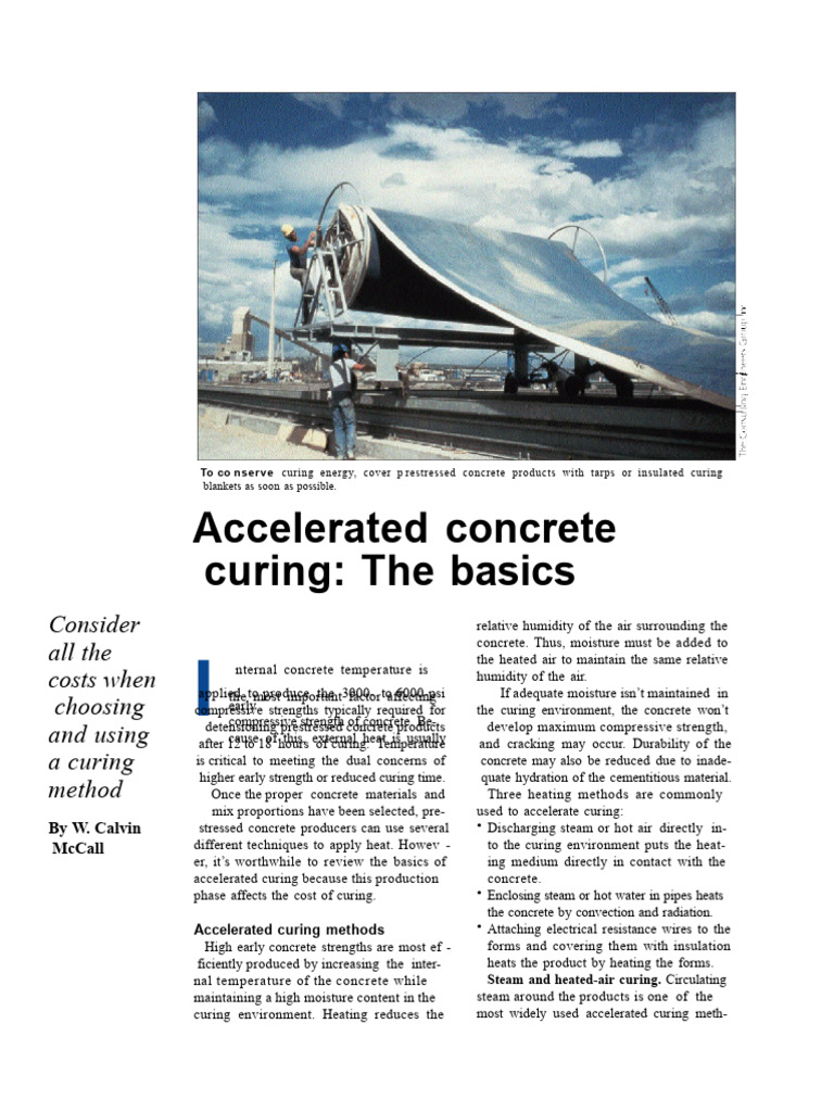 Concrete Construction Article PDF - Accelerated Concrete Curing - The ...