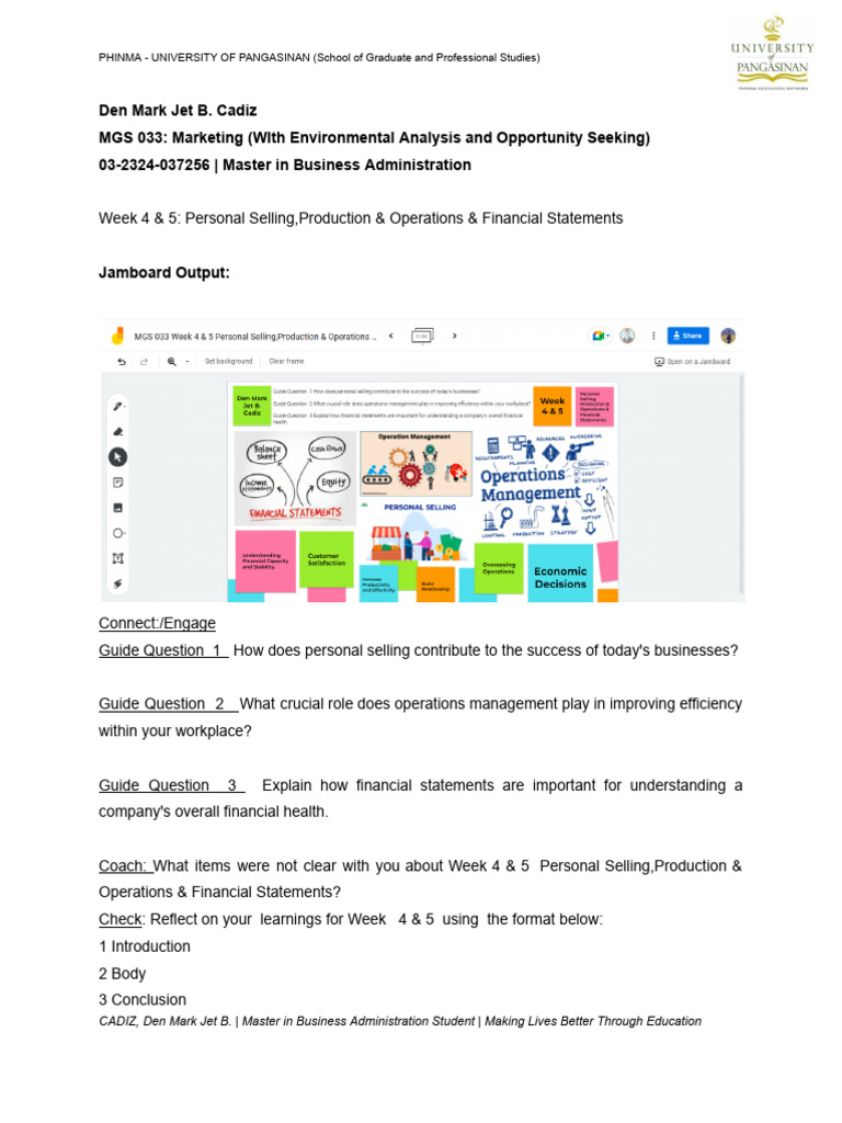 Cadiz - MGS-033 - Week-4&5-Activity 2 | PDF | Economics | Economies