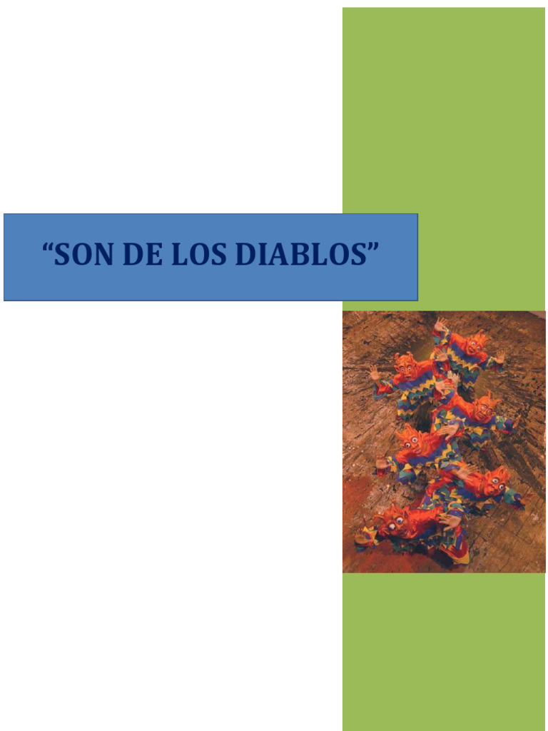 Separata Del Son de Los Diablos | PDF | Ciencias sociales