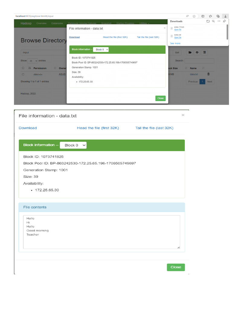 Exp2 Hadoop Pdf Map Reduce Apache Hadoop