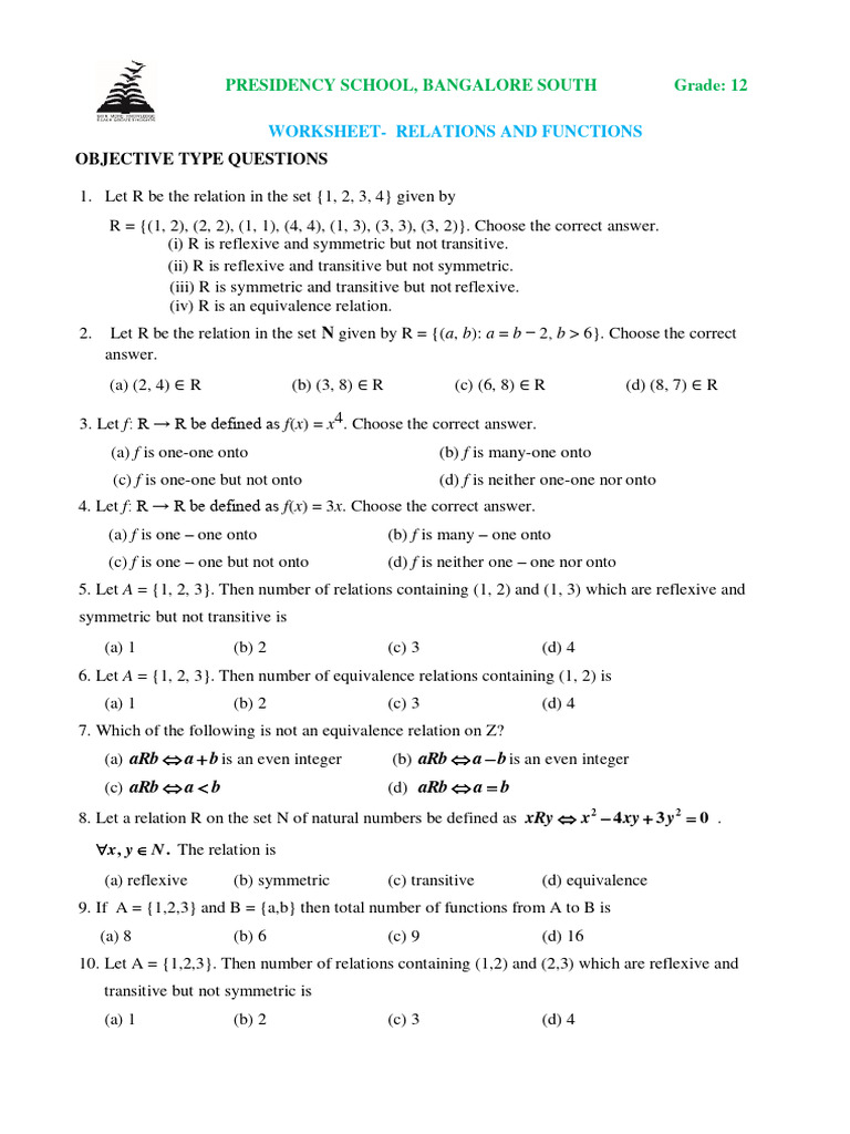 Holiday Grade 12 Worksheet | PDF