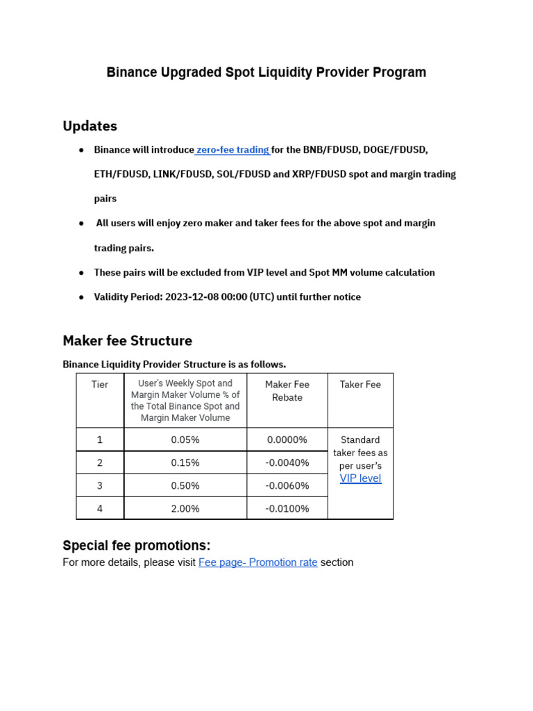 Liquidity Prog Spot Spec v5 | PDF | Bitcoin | Money