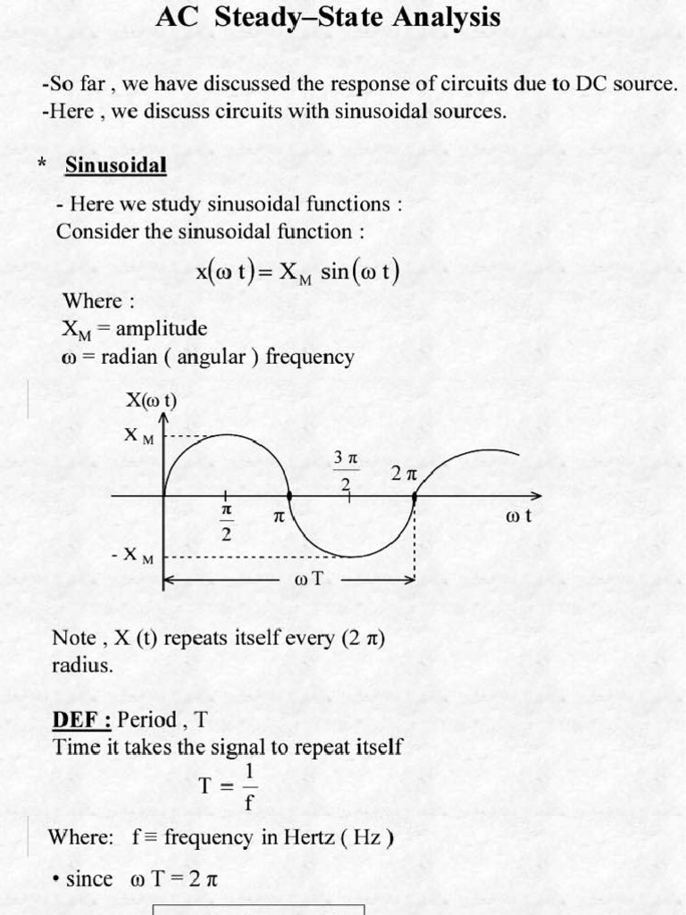 Ac Circuits Notes | PDF