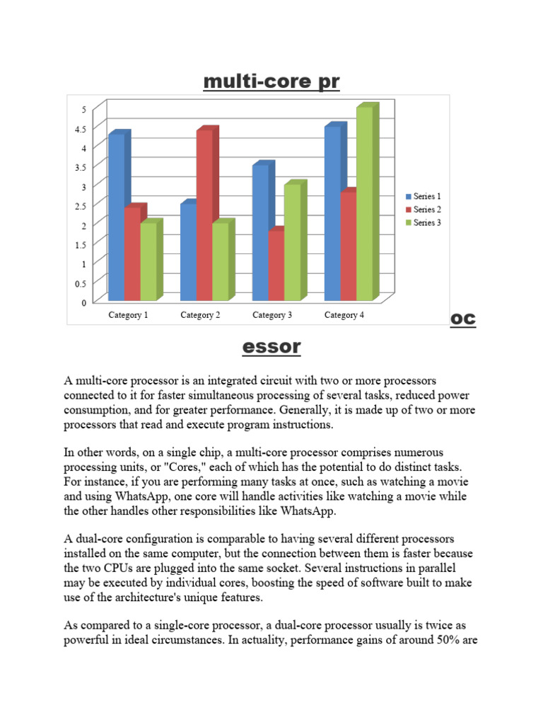 Multi Core Pdf Multi Core Processor Central Processing Unit