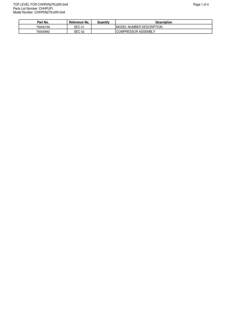 Part List RTAC Compressor | PDF