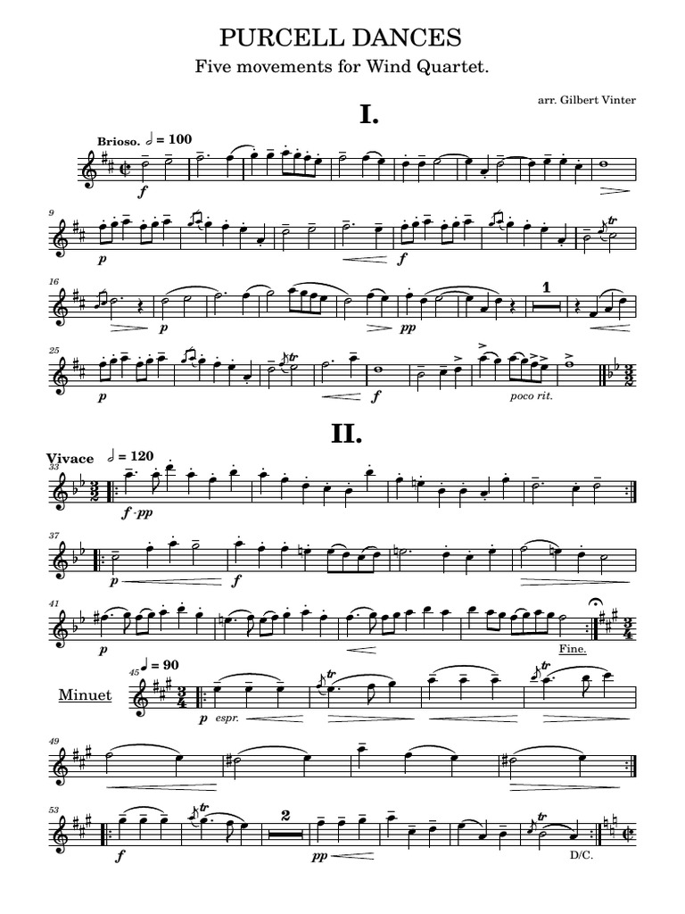 Purcell Dances | PDF | Musical Forms | Elements Of Music