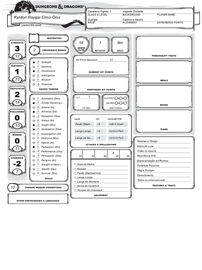 Keldorr Raygar Elmo-Ônix | PDF