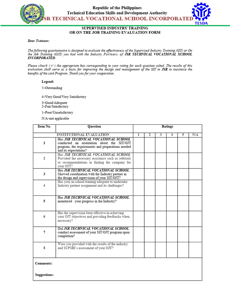 Driving NC Iii Supervised Industry Training | PDF | Specification ...