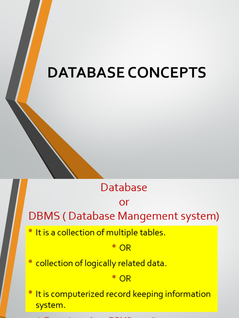Database-Concepts 1 | PDF | Relational Database | Databases