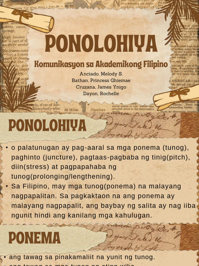 Ponolohiya | PDF