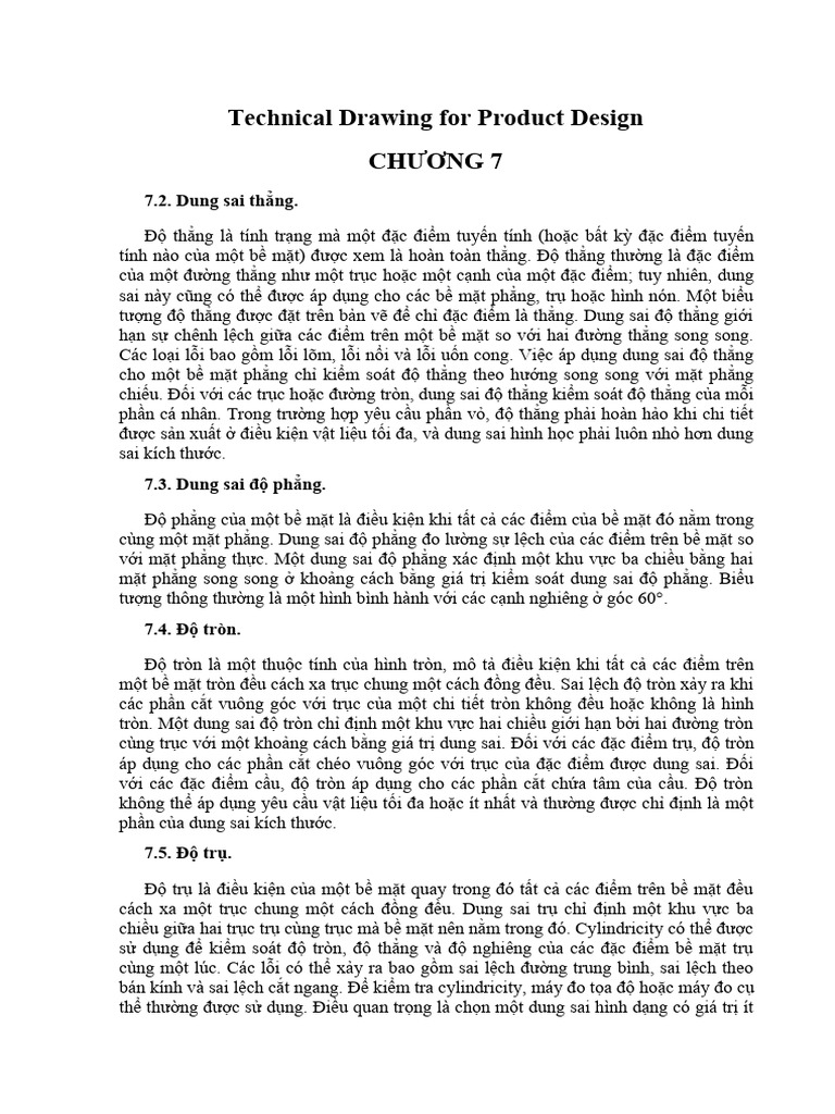 Technical Drawing For Product Design | PDF