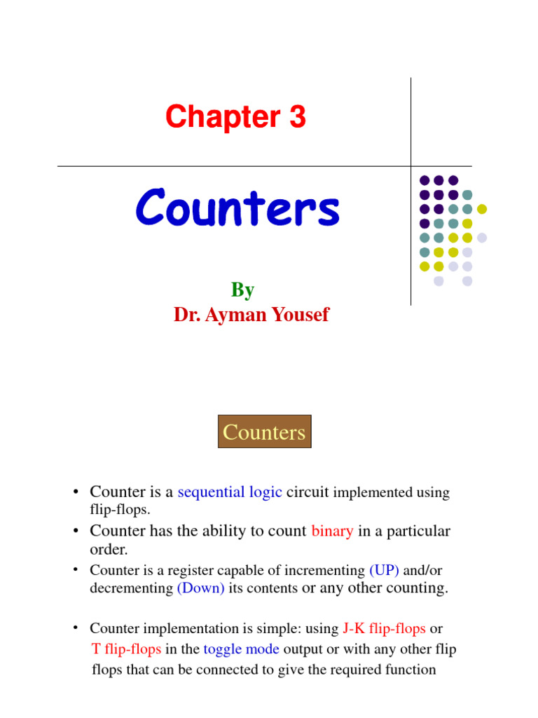 Ch3. Counters | PDF
