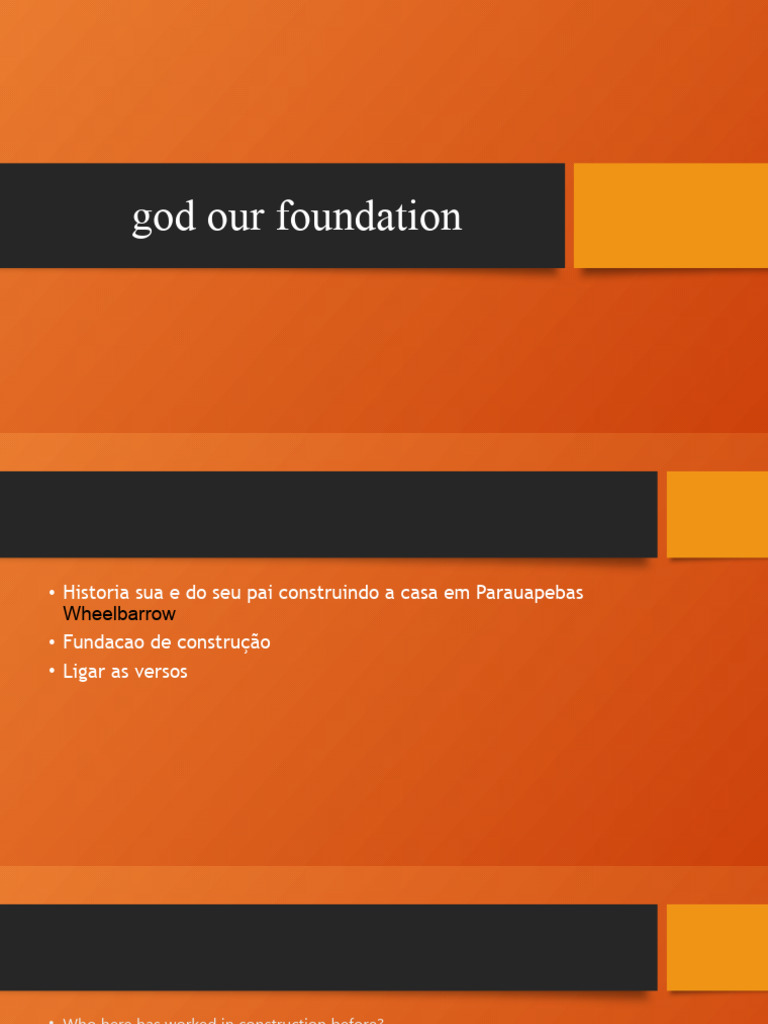 Foundation of God | PDF | Jesus | Faith