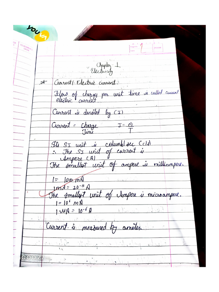 Class 10 Physics Chapter Electricity | PDF