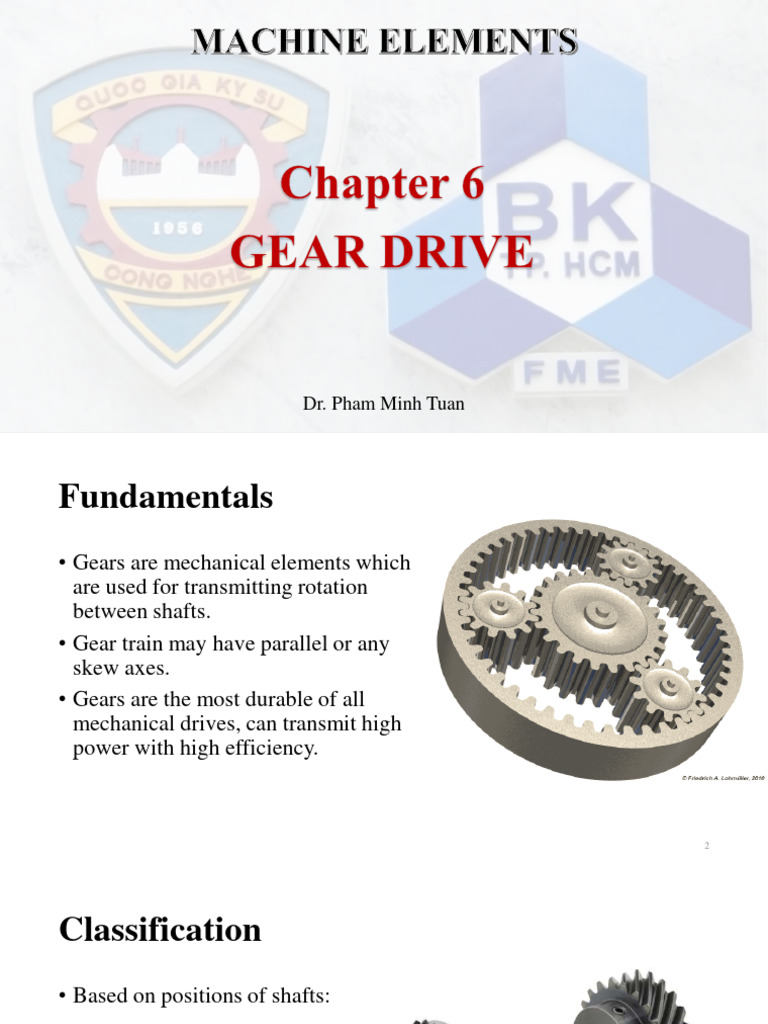 Chap 6 - Gear Drive | PDF