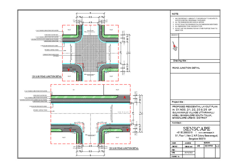 Road Junction Detail | PDF | Road Infrastructure | Transport